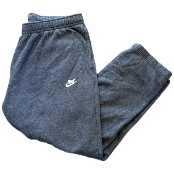 Nike | Pants | Mens Nike Sportswear Nsw Club Fleece Gray Baggy ...